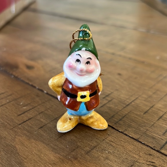 Disney | Holiday | Vintage Happy Snow White Dwarf Ornament | Poshmark